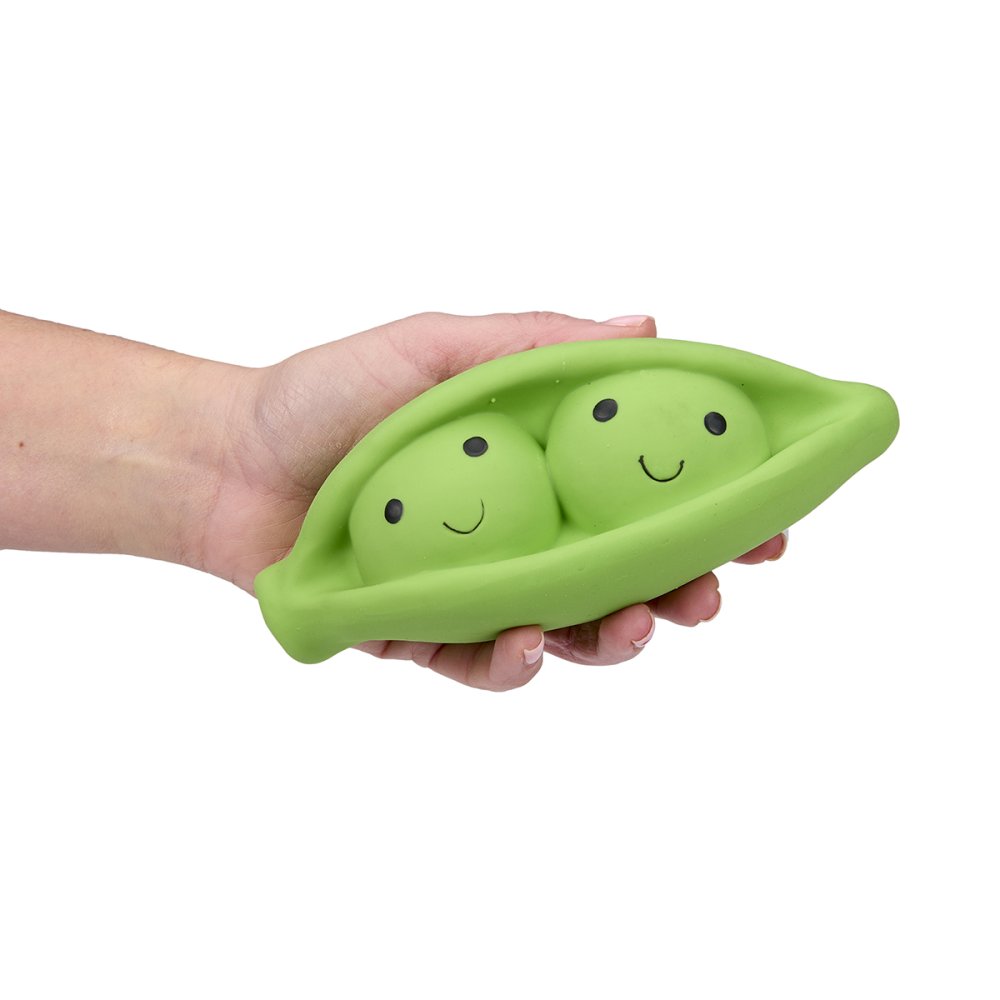 FOODIE FACES LATEX PEA POD DOG TOY LRG : Petface by LeisureGrow ...