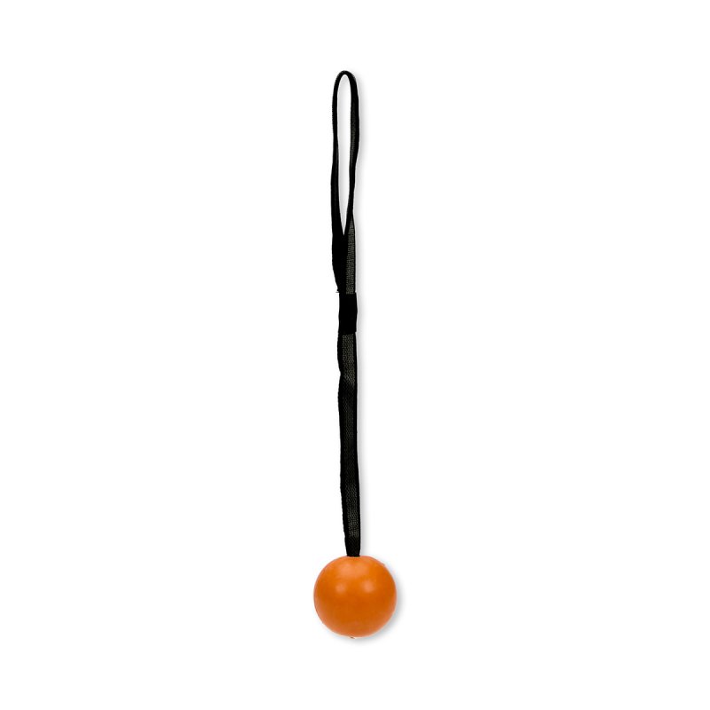 SERIOUSLY STRONG SOLID RUBBER ROPE BALL DOG TOY MED : Petface by ...